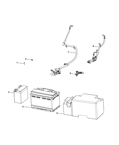 Wiring, Battery - 2020 Chrysler Pacifica