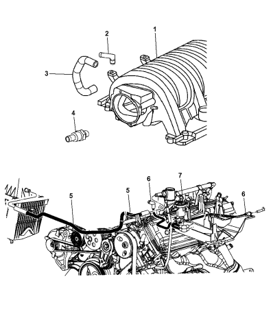 Crankcase Ventilation - 2007 Jeep Grand Cherokee