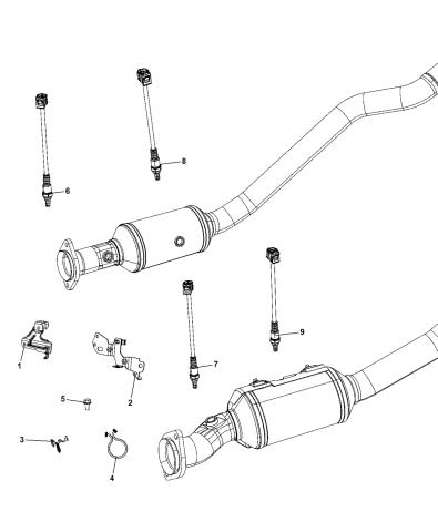 5149171AB - Genuine Mopar Sensor-Oxygen