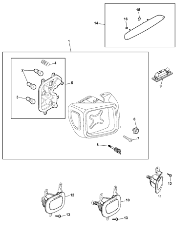68093597AA - Genuine Mopar Bulb