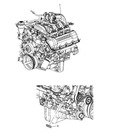 Engine Assembly & Identification - 2008 Jeep Liberty