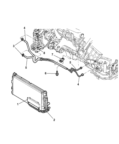 Transmission Oil Cooler - 2002 Chrysler 300M