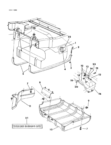 Fuel Tank - 1984 Dodge W150