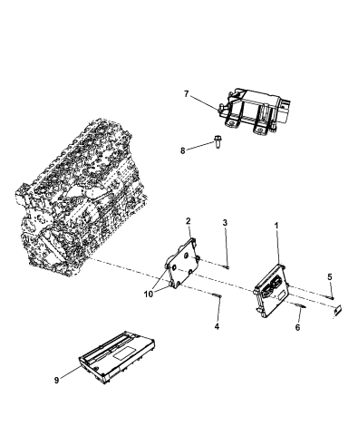 5150267AC - Genuine Mopar MODULE-TRANSMISSION CONTROL