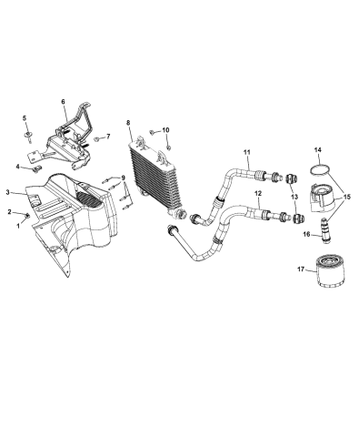 4884899AC - Genuine Mopar FILTER-ENGINE OIL