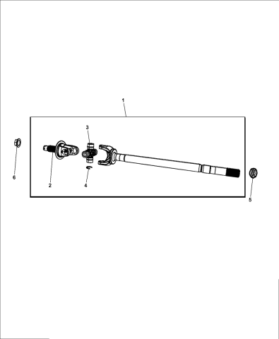 Shaft - Axle of Front Axle; Differential And Drive Line - 2014 Ram 3500 ...