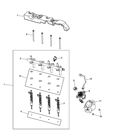 Fuel Rail - 2019 Jeep Cherokee