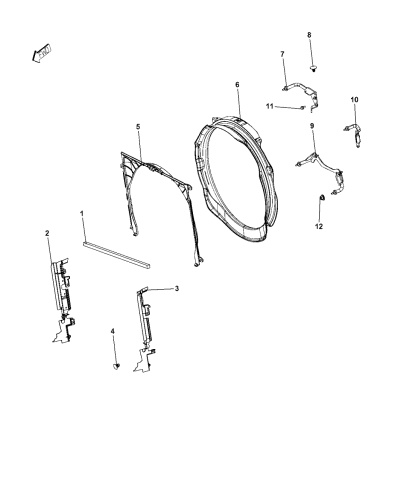 68322505AB - Genuine Mopar Fan