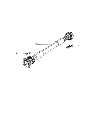 Shaft, Drive, Front - 2008 Jeep Liberty