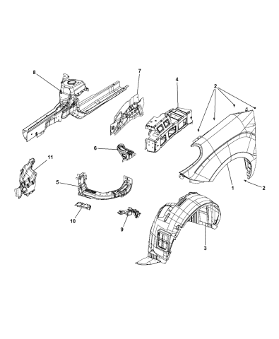 Front Fender - 2017 Ram ProMaster City