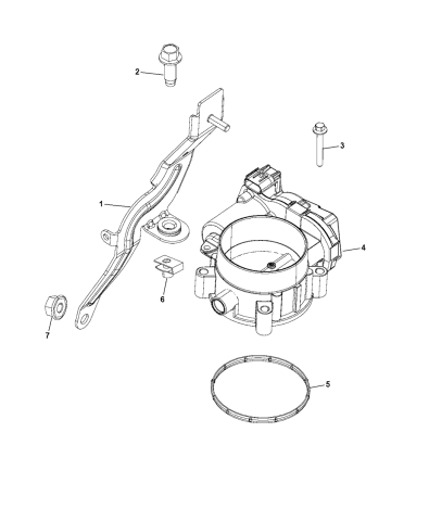 Throttle Body - 2016 Ram 1500