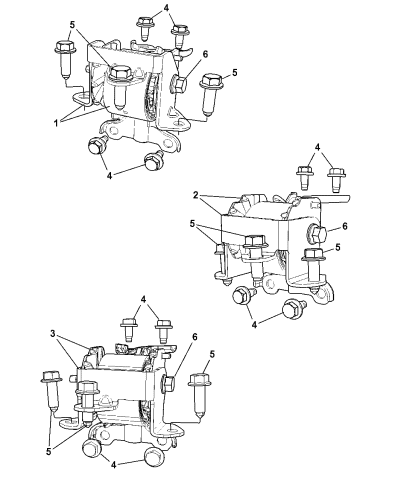 Engine Mount, Transmission - 2007 Dodge Caliber