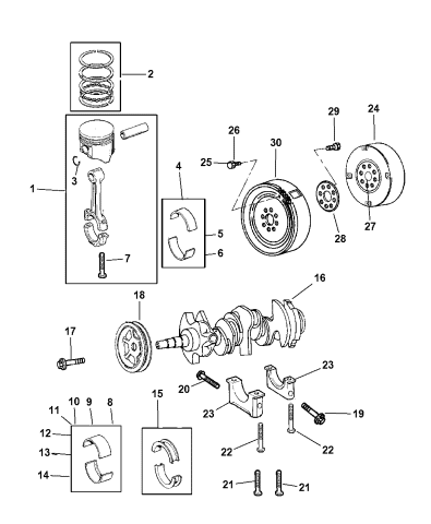 5222629 - Genuine Mopar Seal-Torque Converter Hub