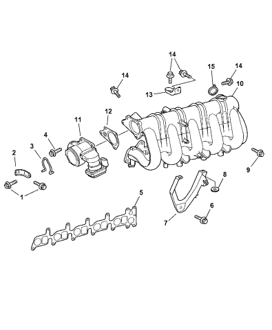 Intake Manifold - 2003 Dodge Sprinter 2500