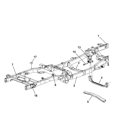 Frame - 2005 Dodge Ram 1500