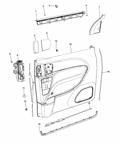 Sliding Door Trim Panels - 2018 Chrysler Pacifica