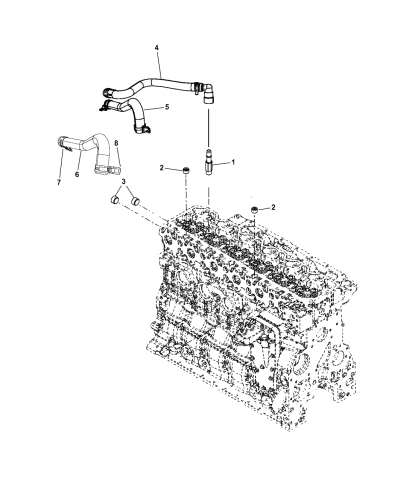 Heater Plumbing - 2014 Ram 4500