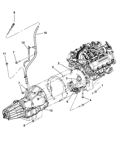 Mounting - Transmission - 2005 Dodge Durango