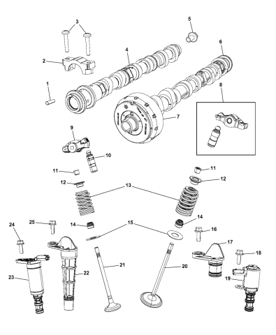 68245463AA - Genuine Mopar ARM-INCLUDES LASH ADJUSTER