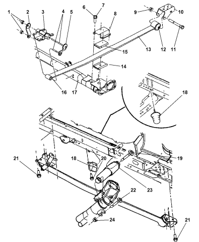 Suspension - Rear - 2005 Dodge Grand Caravan