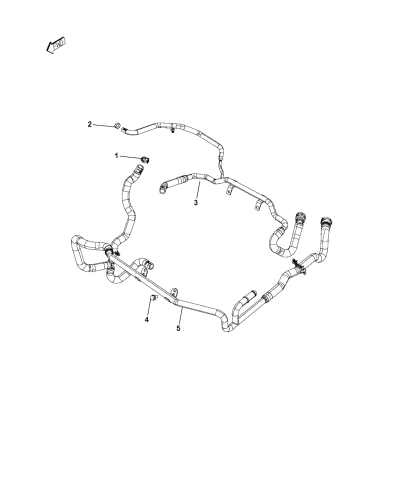 Heater Plumbing - 2014 Jeep Cherokee