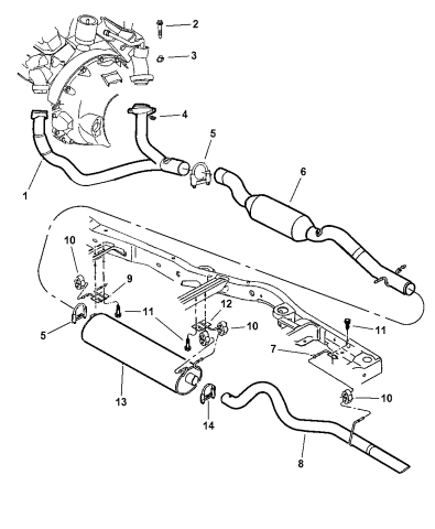 Dodge Durango Exhaust System