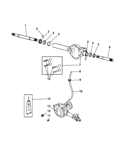 Housing - Front Axle - 2000 Dodge Dakota