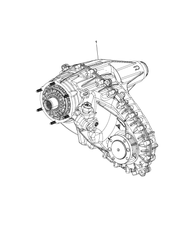 Transfer Case Assembly & Identification - 2015 Ram 2500