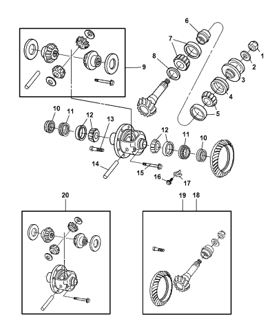 5086696AB - Genuine Mopar YOKE-AXLE