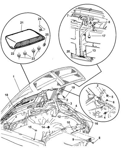 55255451AC - Genuine Mopar Hood Latch