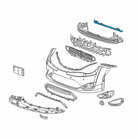 68234071AA - Genuine Mopar Bracket-FASCIA Support