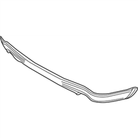 68260787AA - Genuine Mopar Rear Bumper Cover Lower