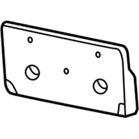 68141643AA - Genuine Mopar Bracket-License Plate