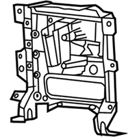 68232485AA - Genuine Mopar Bracket-Bumper