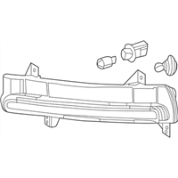 55112720AB - Genuine Mopar HEADLAMP-Park And Turn Signal