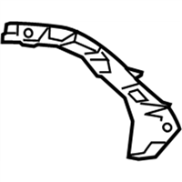 68226532AA - Genuine Mopar BRACKET-FASCIA TO FENDER