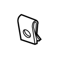 68051431AA - Genuine Mopar CLIP-U TYPE