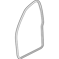55399256AE - Genuine Mopar WEATHERSTRIP-FRONT DOOR SECONDARY