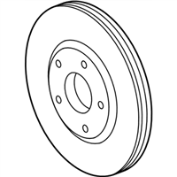 5105514AA - Genuine Mopar Front Brake Rotor