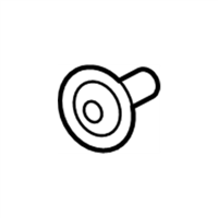 6510521AA - Genuine Mopar NUT-SPRING PUSH ON