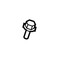 6105098AA - Genuine Mopar Screw-HEXAGON Head