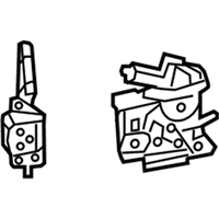4589131AG - Genuine Mopar LATCH-LIFTGATE