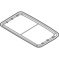 68049127AB - Genuine Mopar Glass-SUNROOF