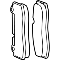 68144213AA - Genuine Mopar *PADKIT-FRONTDISCBRAKE