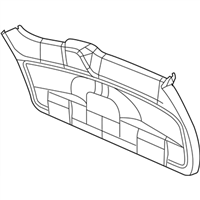 ZR39BD1AL - Genuine Mopar Panel-LIFTGATE Lower