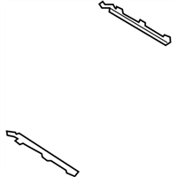 68277598AA - Genuine Mopar GUIDE-SUNROOF TRACK