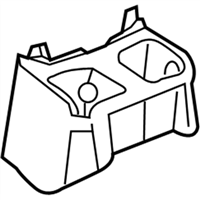 6BN67TX7AC - Genuine Mopar HOLDER-FLOOR