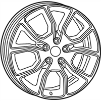 5XK97MALAA - Genuine Mopar Aluminum Wheel