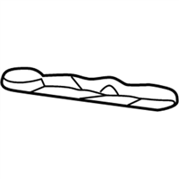 68323656AA - Genuine Mopar Plate-Adapter