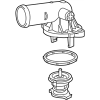 5184570AJ - Genuine Mopar Housing-THERMOSTAT